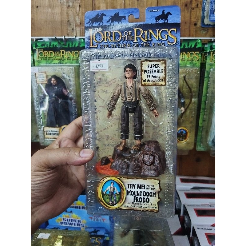 Toy biz Lord of The Rings ROTK Misc Mount Doom Sam Mint in sealed card ...