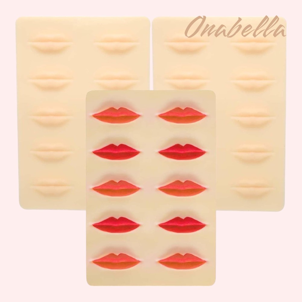 Lips 3d Practice Skin Pad Permanent Makeup Fake Skin Lip Training Skin ...