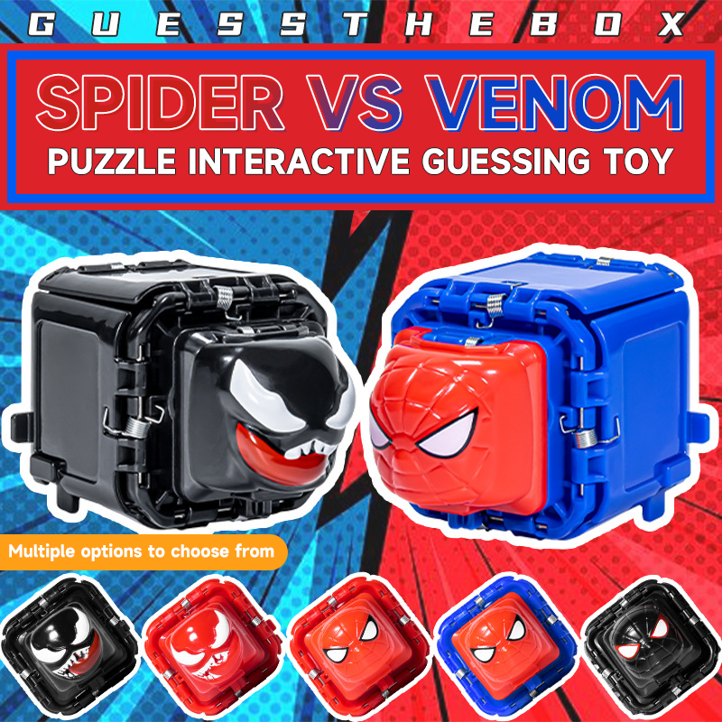 Rock Paper Scissors Boxing Toys Creative Spiderman Venom Finger ...