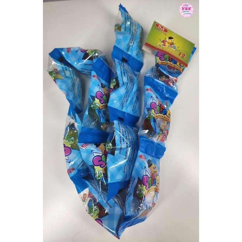 12pcs SOFEE ASSORTED JELLY STRAPS/ loot bag fillers / paninda ...
