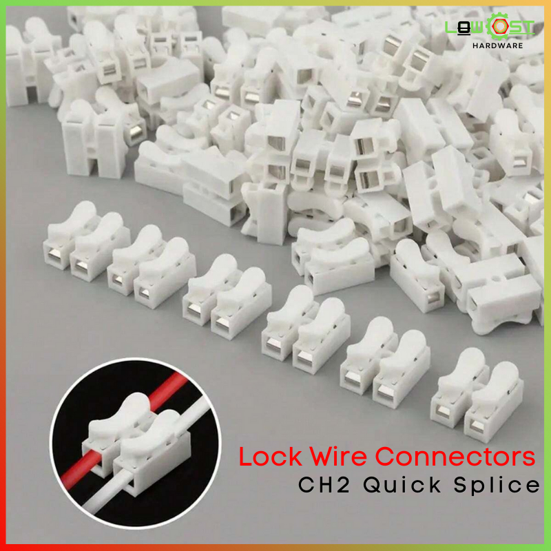 Self Locking Electrical Cable Quick Splice Lock Wire Connector CH-2 ...