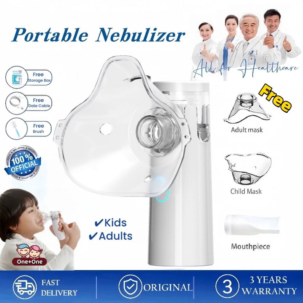 Portable Handheld Rechargeable Nebulizer Machine For Kids And Adults ...