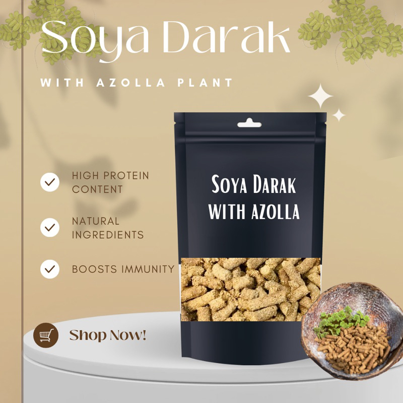 Soya Darak Pellet with Azolla Plant 2kg | Shopee Philippines