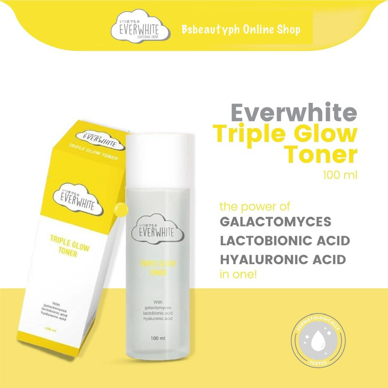 Everwhite Triple Glow Toner 100ml | Shopee Philippines