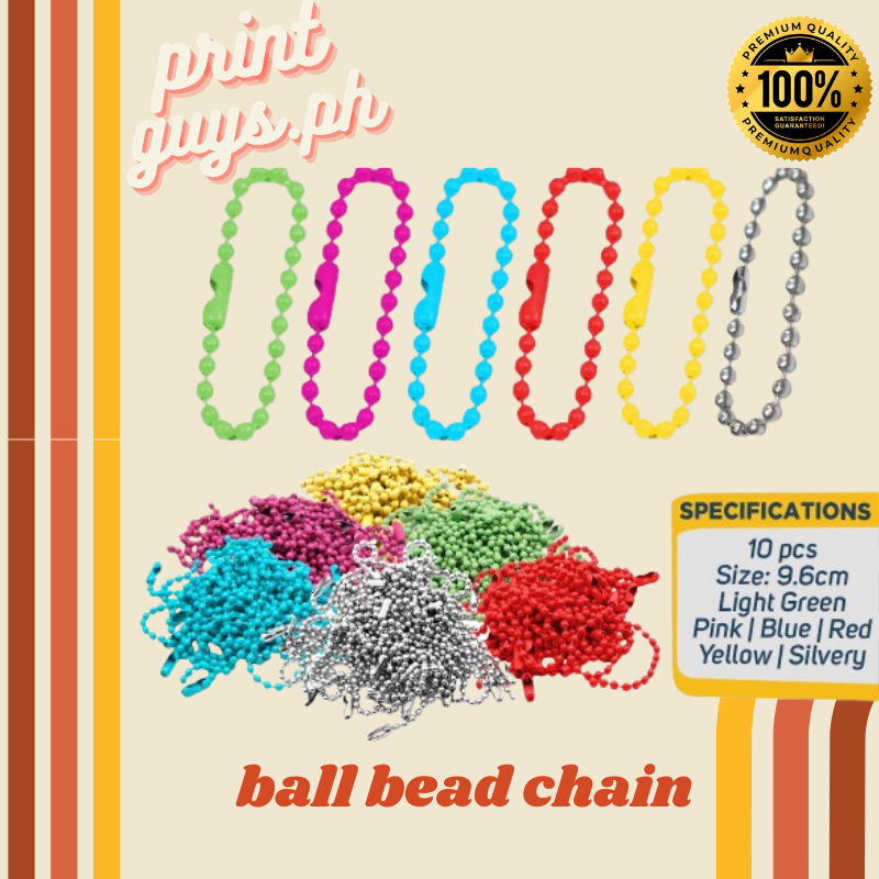 BALL BEADS CHAIN ( 10 PCS PER PACK ) | Shopee Philippines