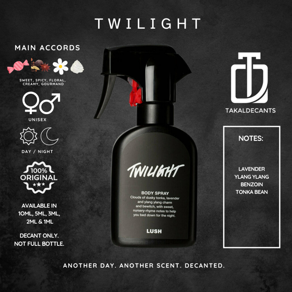 Perfume Decants - Lush Twilight (5ml/10ml) TAKALDECANTS | Shopee ...