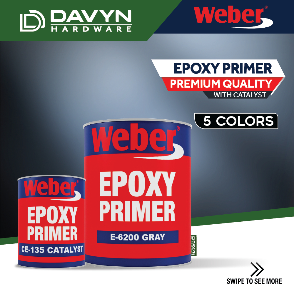 Weber Epoxy Primer with Catalyst - 1L | 4L | Shopee Philippines