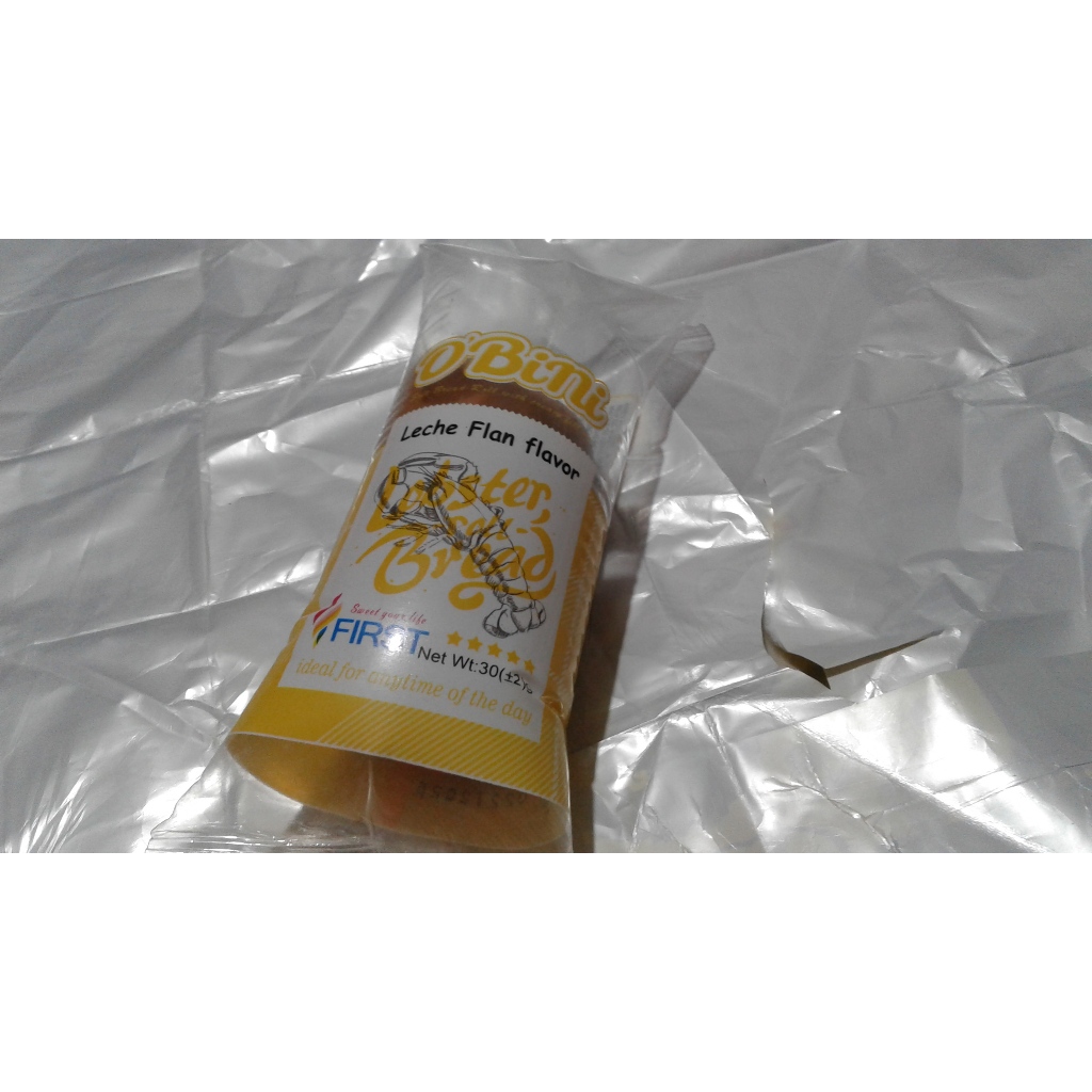 LECHE FLAN O BINI LOBSTER ROLL FLUFFY BREAD SNACK SCHOOL KIDS TEEN ...