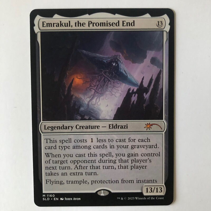 MTG Proxy Playtest Card - Emrakul, the Promised End (SLD) | Shopee ...