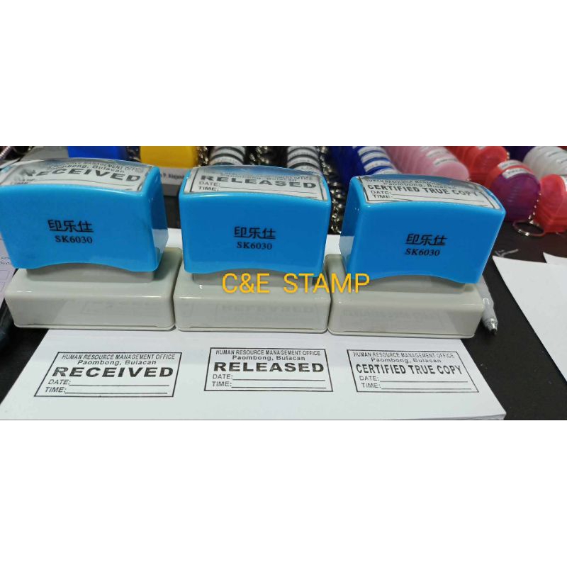 SK 30x60MM PERSONALIZED STAMP | Shopee Philippines