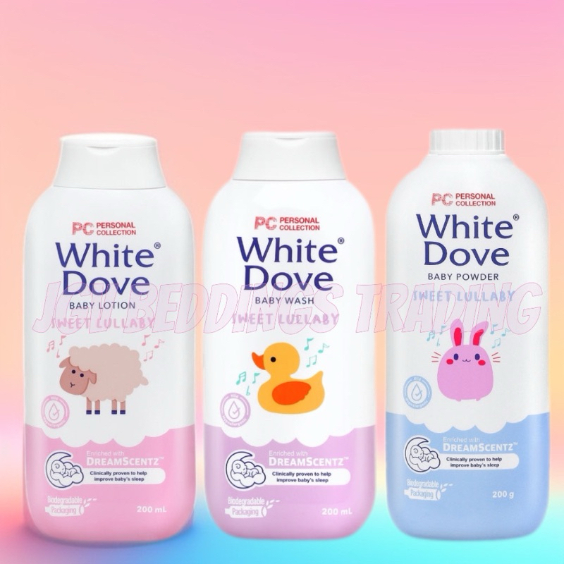 PC WHITE DOVE LOTION/WASH/POWDER 200 ML | Shopee Philippines