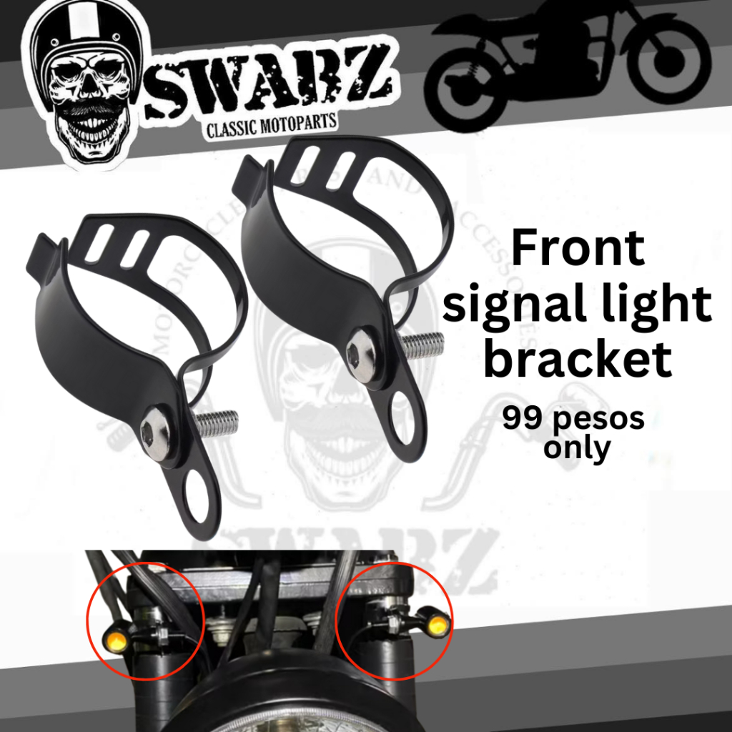 Front Signal light bracket universal adjustable for motorcycle | Shopee ...