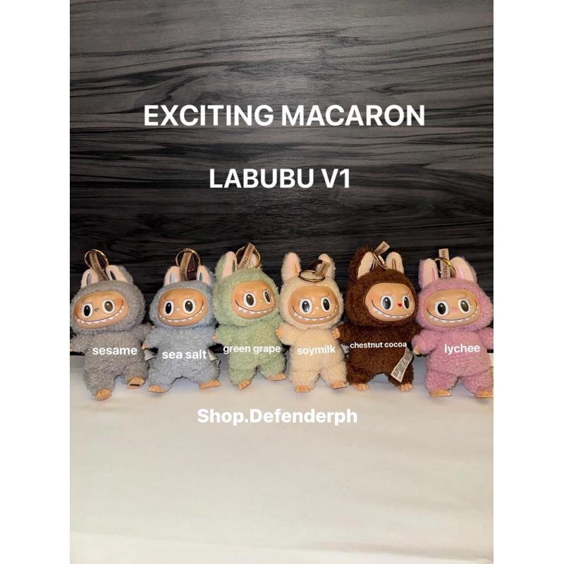 Exciting Macaron Labubu V1 Standing BKK Market edition/ Not OG | Shopee ...