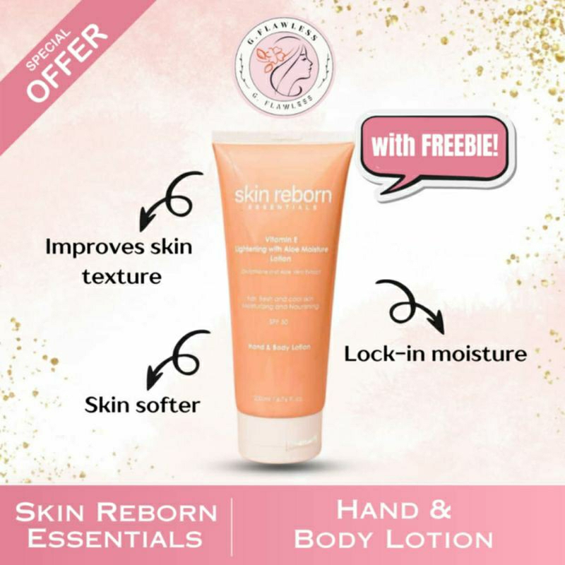 Skin Reborn Essential Vitamin E Lotion 200ml | Shopee Philippines