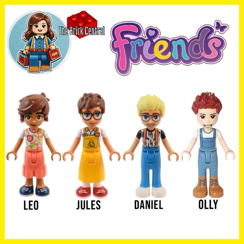 LEGO FRIENDS Minifigure Daniel Olly Jules Lego Minifigure | Shopee ...