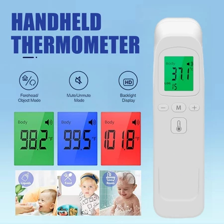 Accurate Non-Contact Infrared Thermometer Forehead Temperature ...