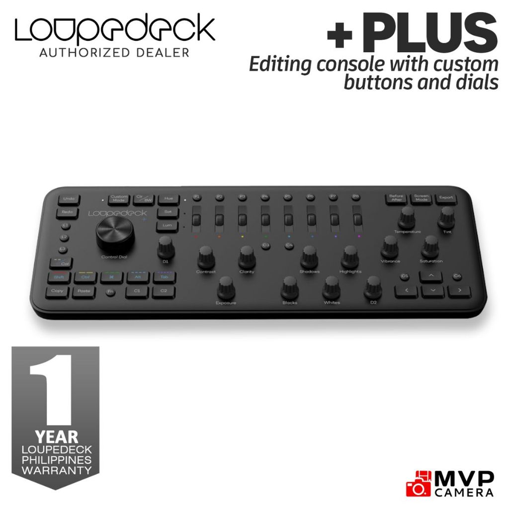 LOUPEDECK Plus Photo Video Design Editing Console MVP CAMERA | Shopee ...