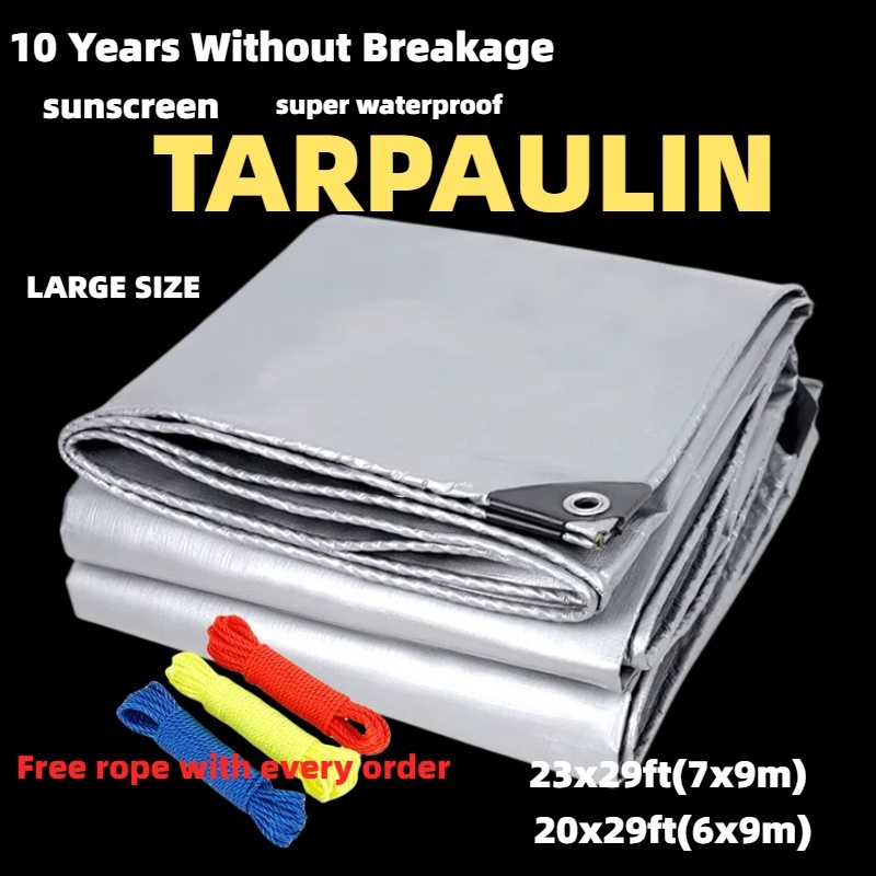 (Shipped from Manila )Big Size Tarpaulin outdoor roof sunshade trapal ...