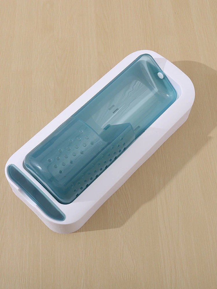 Rotating Utensils Spoon Fork Holder Storage Drainer Sticker Wall ...