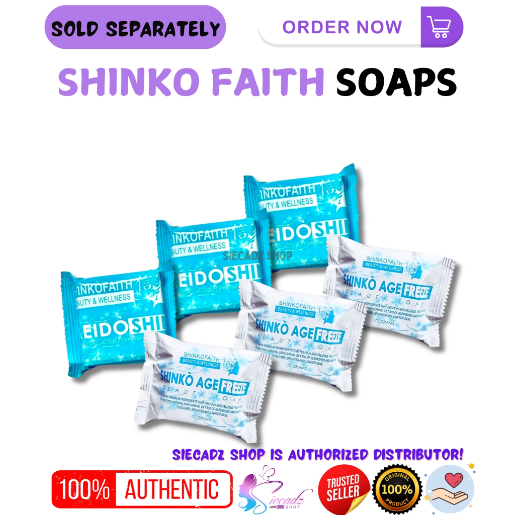 Age-Freeze Beauty Soap 3 for 129 | Keidoshin Soap Shinko Faith | Shopee ...