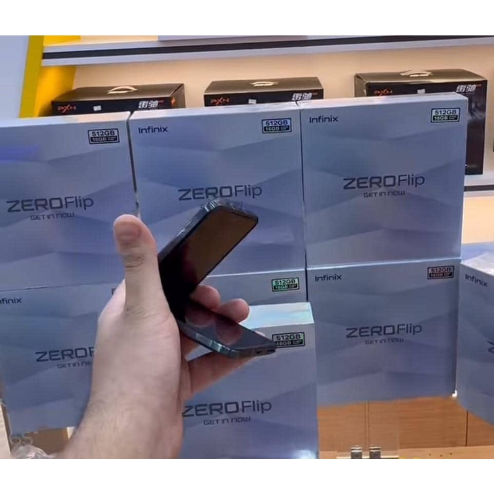 Infinix Zero Flip 5G BLACK 8GB+512GB Dual SIM Unlocked Android Cell ...