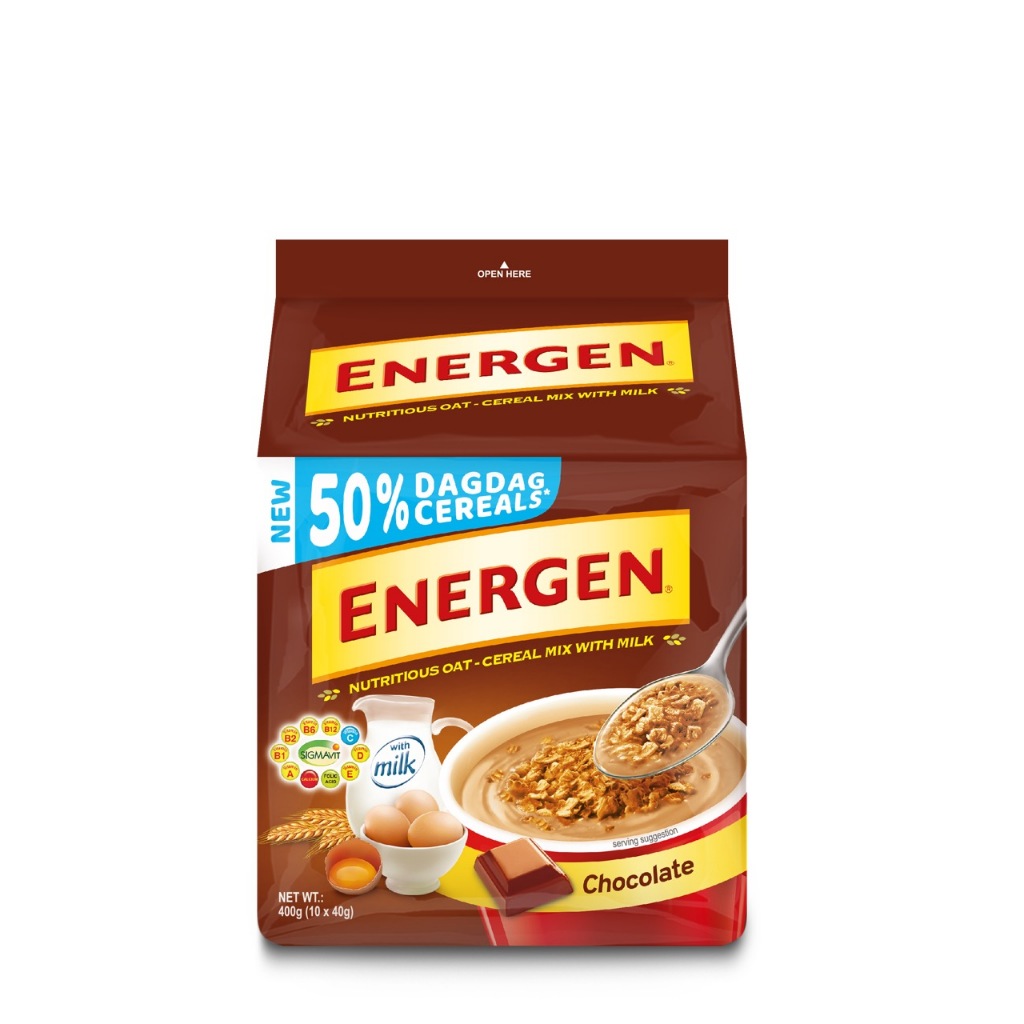 Energen Choco Minibag More Cereals 40g x 10's | Shopee Philippines