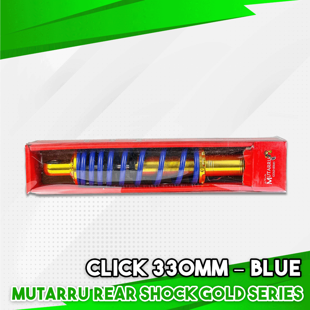 MUTARRU REAR SHOCK GOLD SERIES (CLICK-330MM/MIO-300MM) | Shopee Philippines