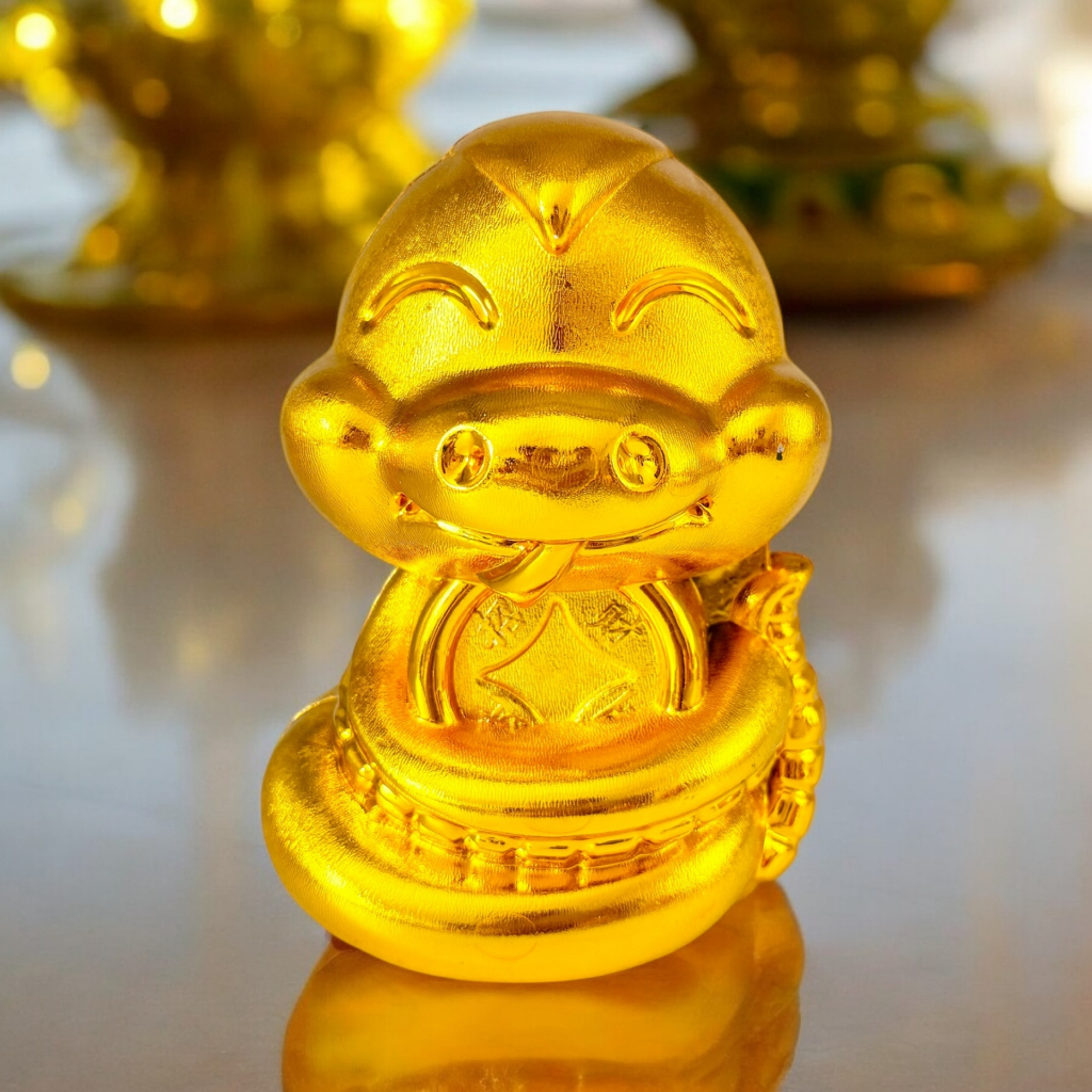 2025 Lucky Fortune Snake Adorn Decorative Money jar Fortune Snake Coin ...