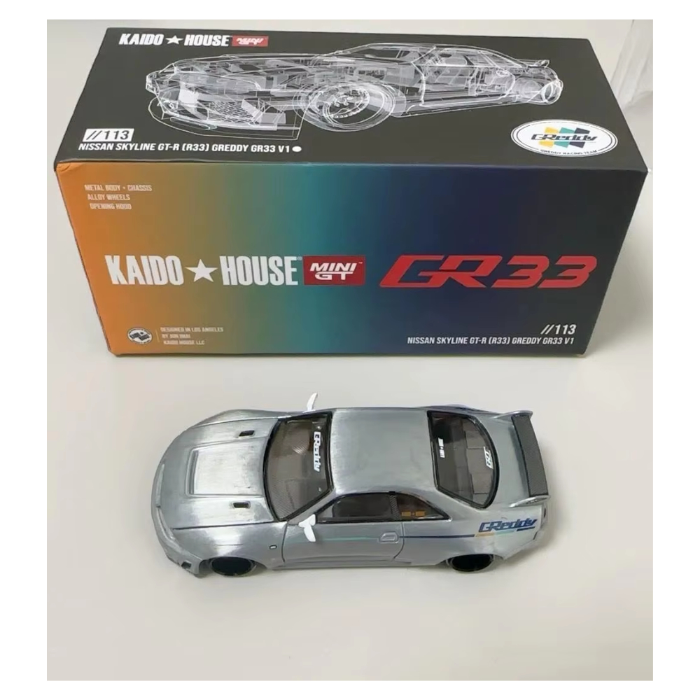 Kaido 1/64 CHASE Version Nissan Skyline GT-R R33 GREDDY GR33 V1 Die ...