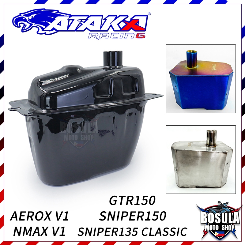 ATAKA Fuel Gas Tank For NMAX V1 AEROX V1 Stainless Steel Modified 9L ...