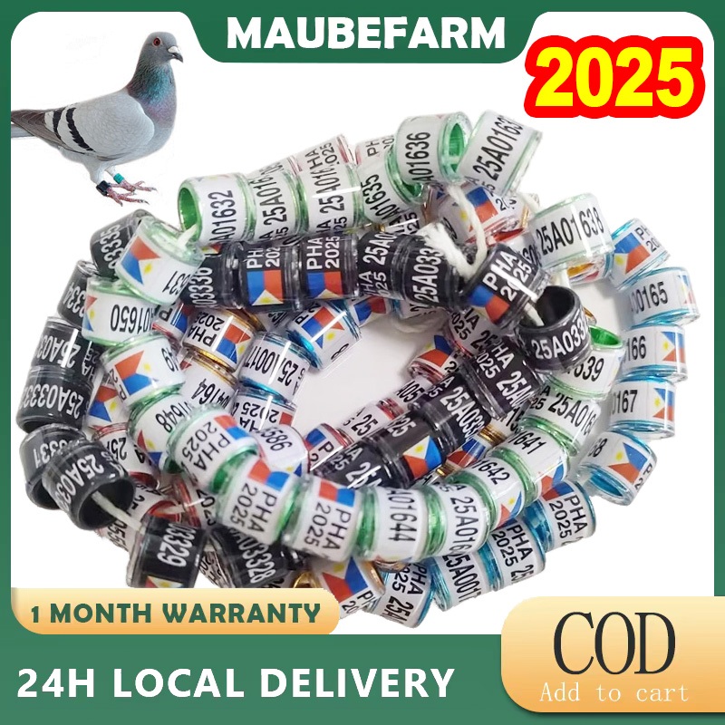 10Pcs PHA Pigeon ring 2025 Oval Pigeon foot ring Bird Dove leg ring ...