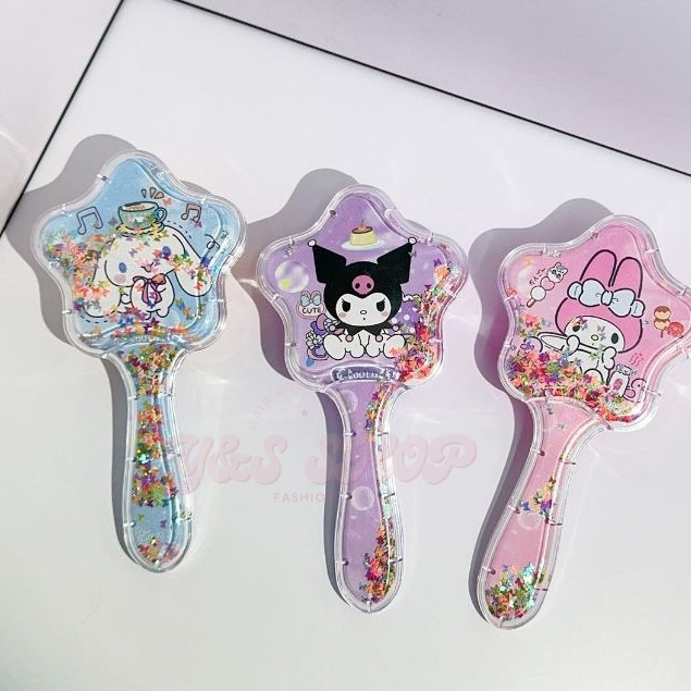 1PC/Melody Kuromi Cute Hair Brush , Cinnamoroll，Kuromi Cute hair comb ...