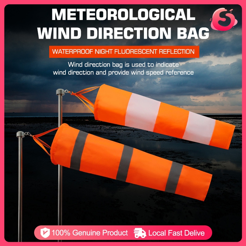 Weather wind vane bag Wind sock Airport Gas station Wheat field ...