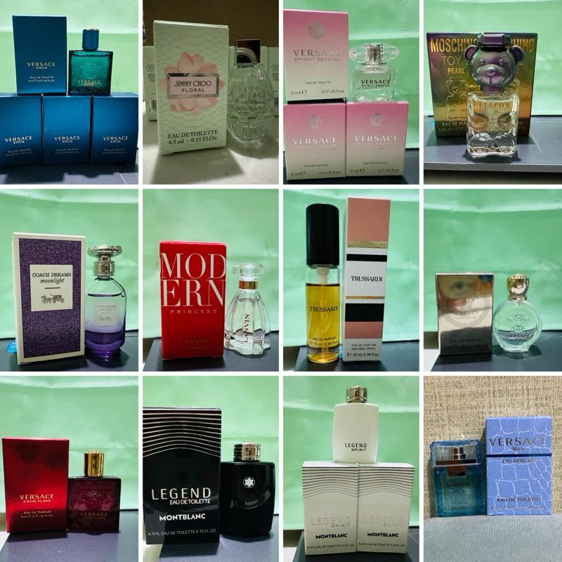 Authentic Miniature Perfumes (4.5 to 5ml) | Shopee Philippines