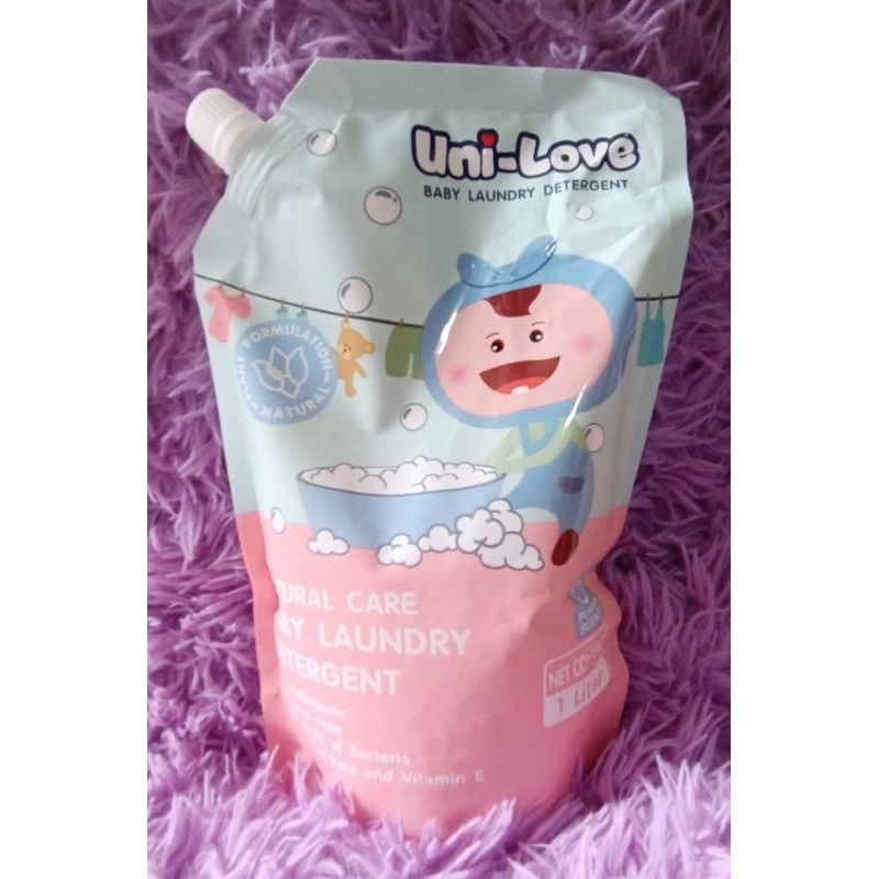 Unilove Baby Laundry Liquid Detergent 1L Powder Scent | Shopee Philippines