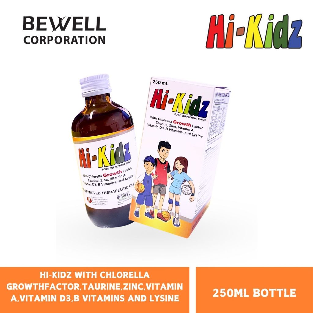 Hi-Kidz Multivitamins For Kid's Growth And Development bottle Syrup ...