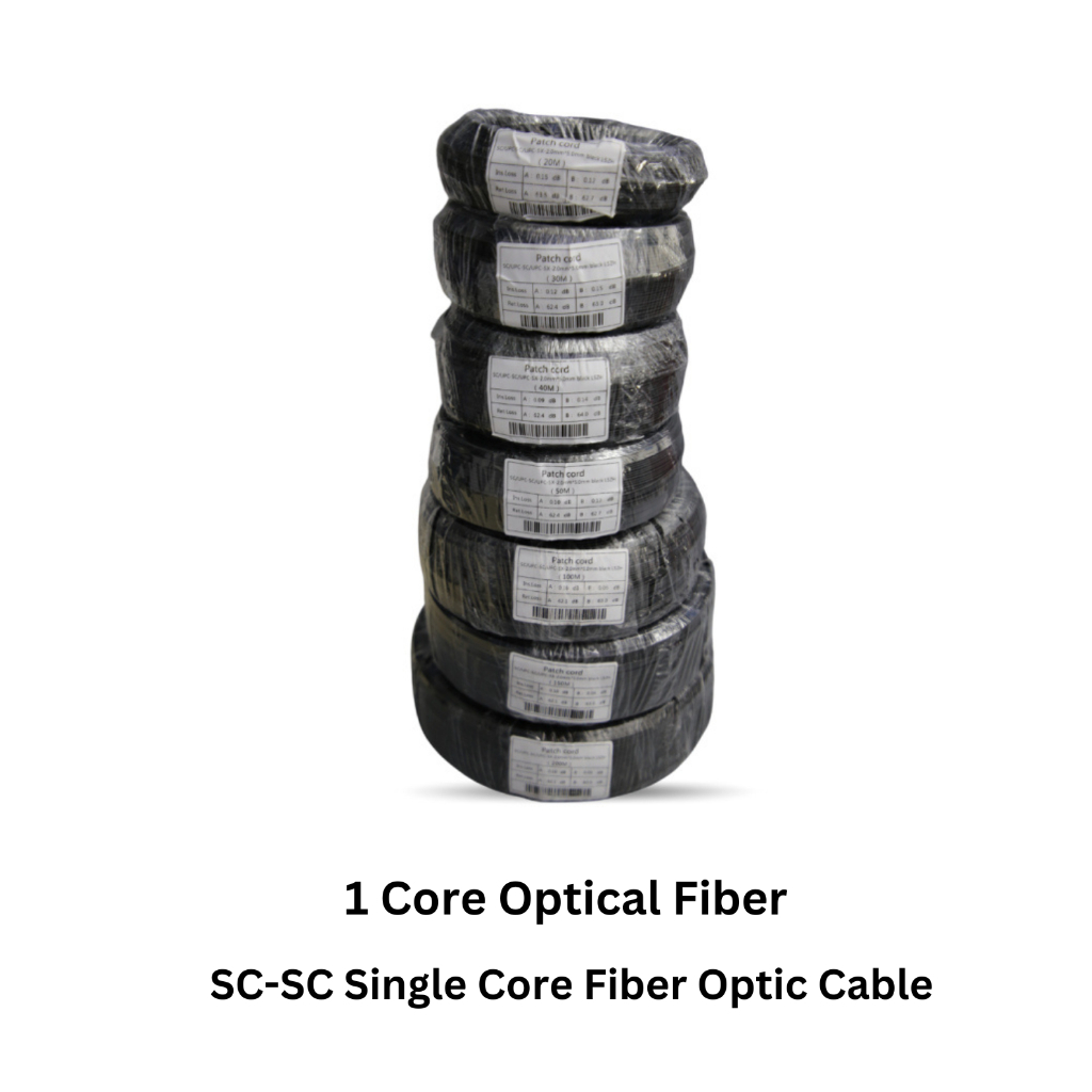1 Core Optical Fiber SC-SC Single Core fiber Optic Cable Single Mode ...