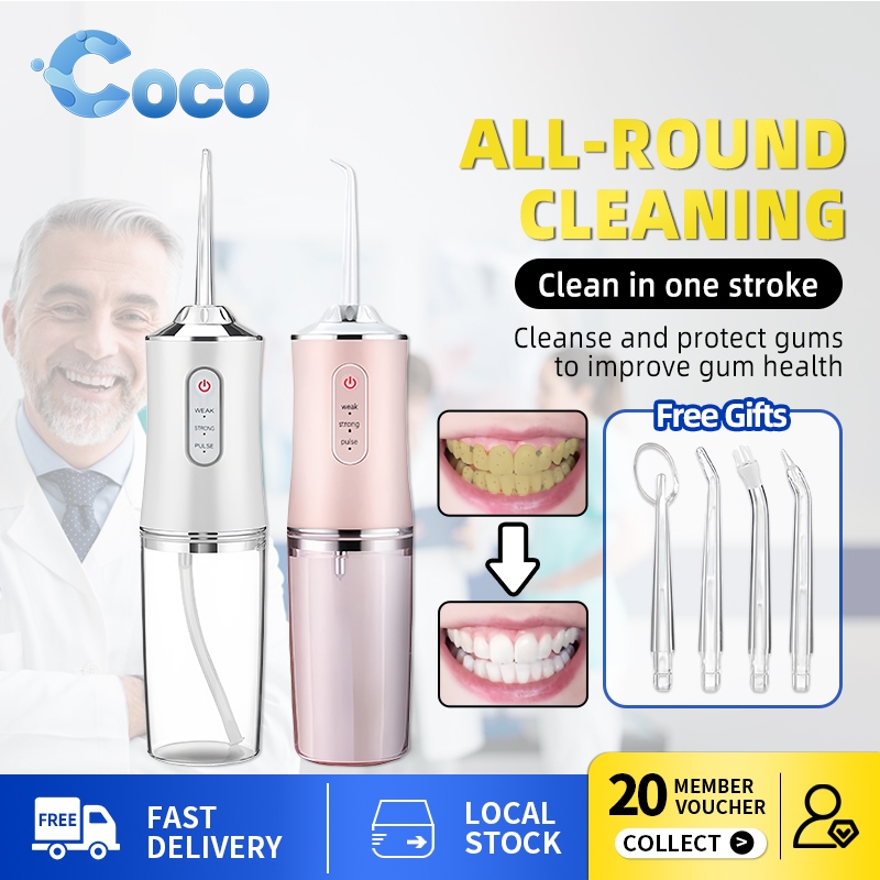COCO Electric Scaler Water Flossers Tooth Cleaner Home Oral Care ...