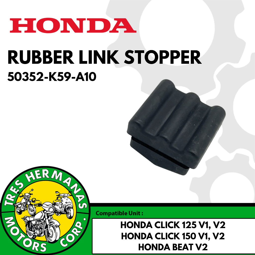 RUBBER,LINK STOPPER FOR HONDA MOTORCYCLE : CLICK125V1V2/CLICK150V1V2 ...