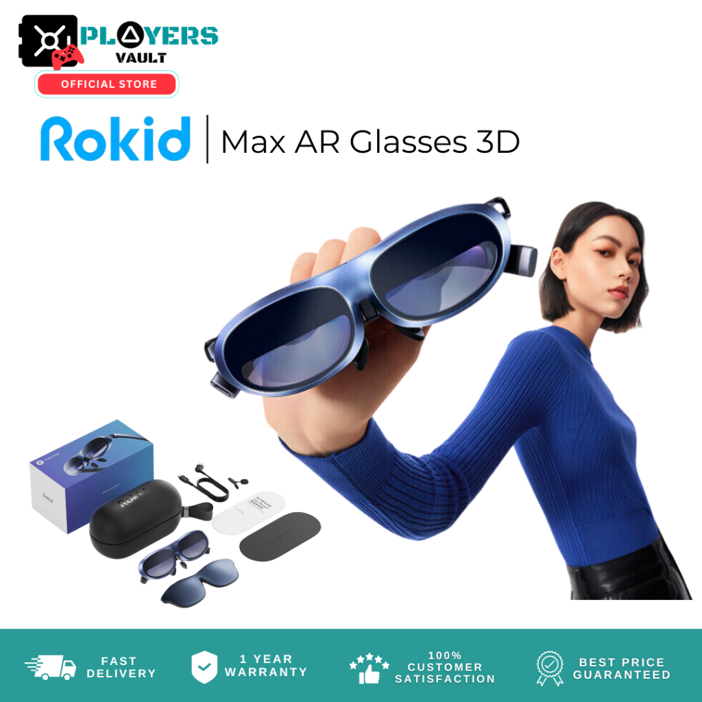 Rokid Max 3D AR Smart Glasses Max screen Game Viewing Device AR Glasses ...