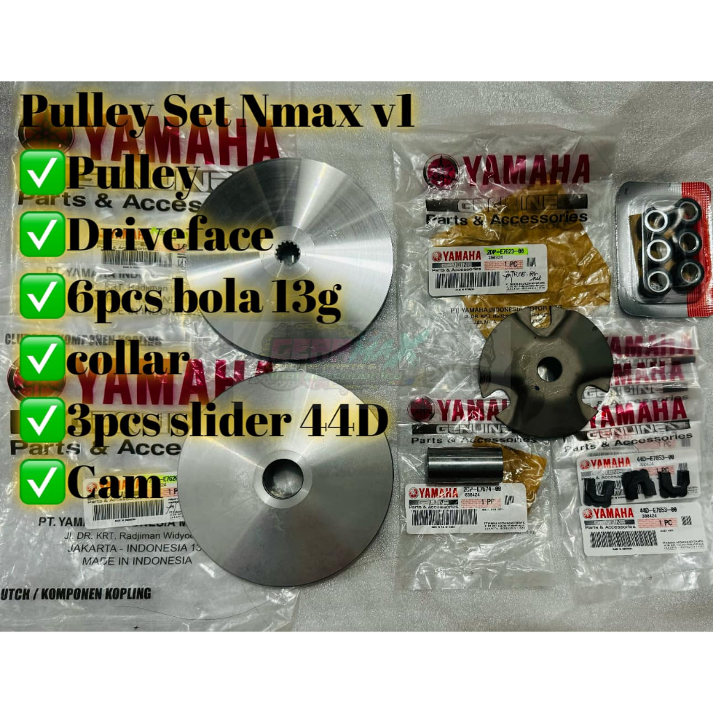 YAMAHA PULLEY DRIVE FACE SET NMAX V1 | Shopee Philippines