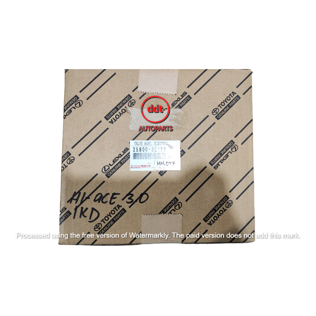 GENIUINE TOYOTA EGR VALVE FOR TOYOTA HI-ACE 3.0 1KD 25800-30150 ...
