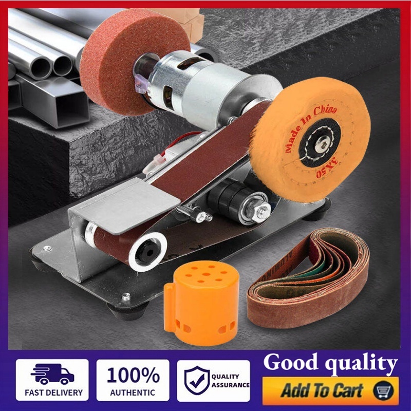 110V/220V mini electric sanding belt machine 350W with power supply ...