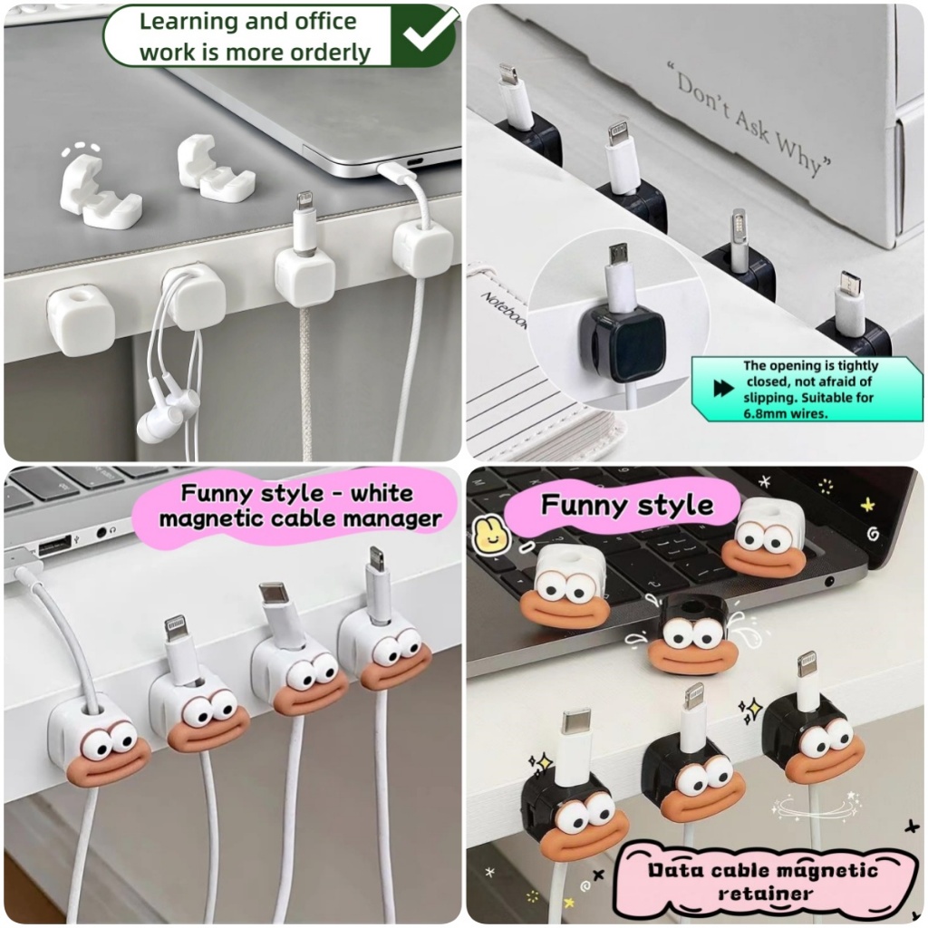 Magnetic tableside charging cable, data cable storage, car charging ...