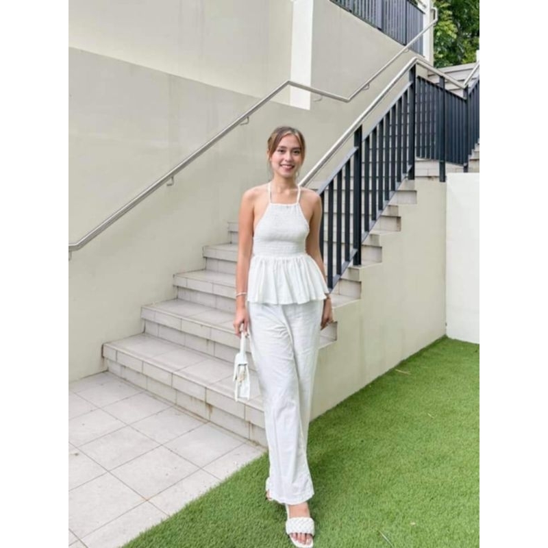 TRENDING HEIDI TERNO PANTS AND TOP FOR LADIES BY WANIE | Shopee Philippines
