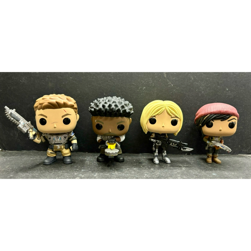 Funko Pop Gears of War - JD Fenix, Del Walker, Anya Stroud, Kait Diaz ...