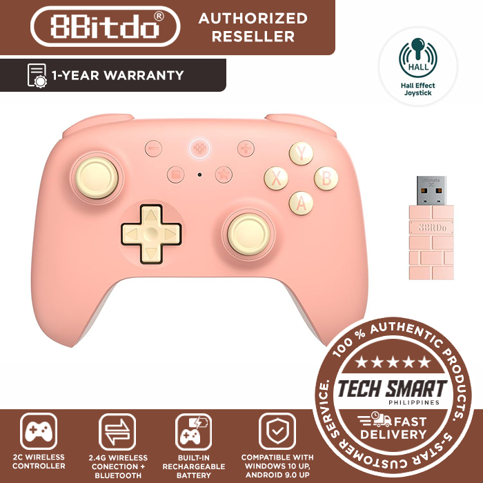 8Bitdo Ultimate 2C Wireless Controller for Windows PC and Android, Hall ...