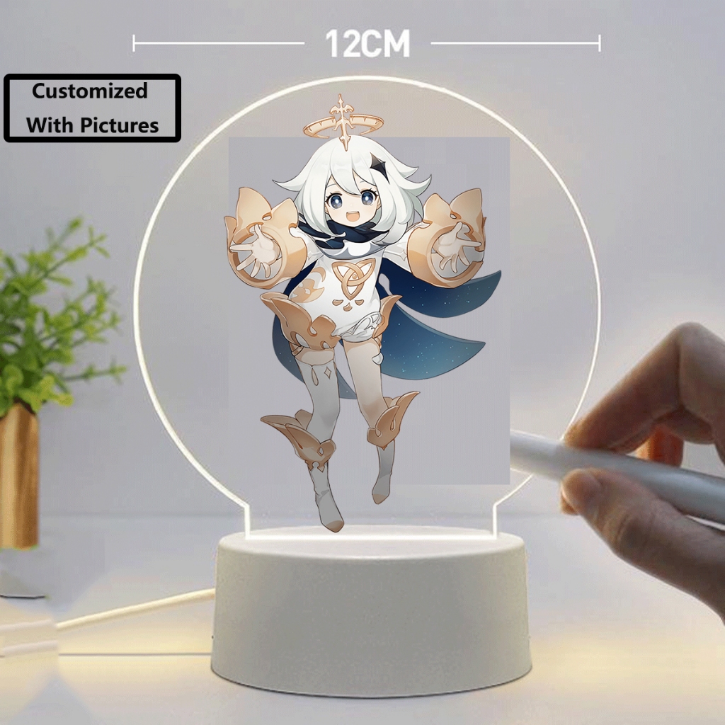 Customize Your 2D Idol Acrylic Night Light with Exclusive Patterns ...