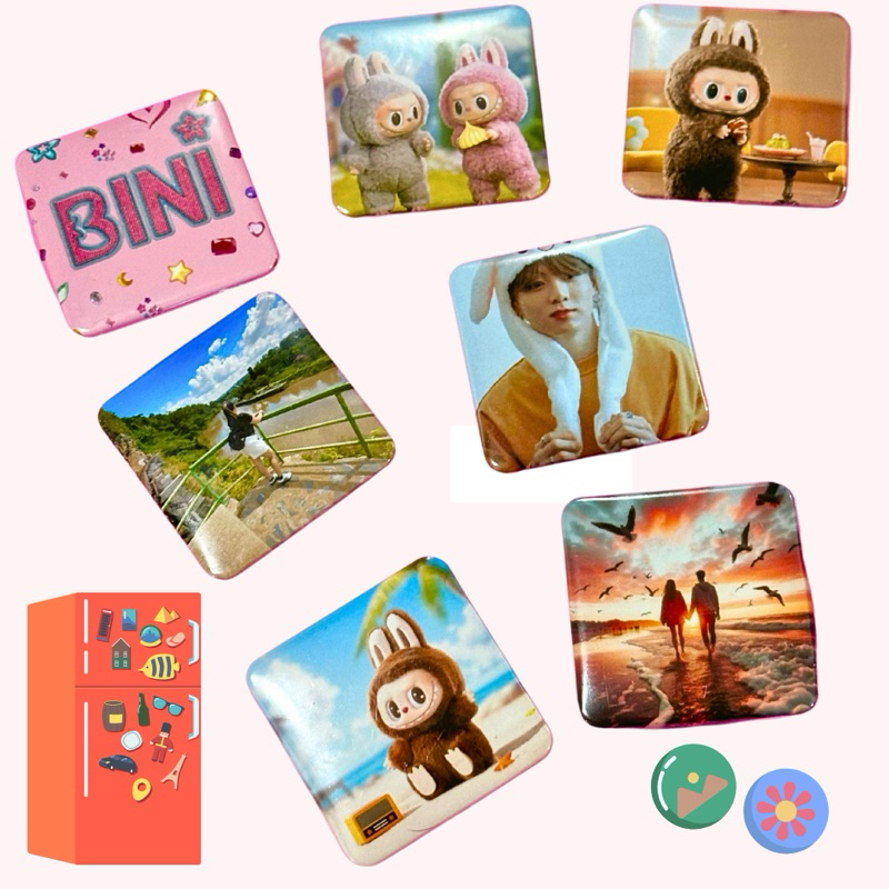 Personalized Ref Magnet 50mm Souvenir Photo Giveaway Wedding Birthday ...