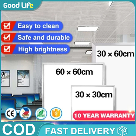 30*30CM LED Panel Light Recessed Office Kitchen Bathroom Ceiling Panel ...